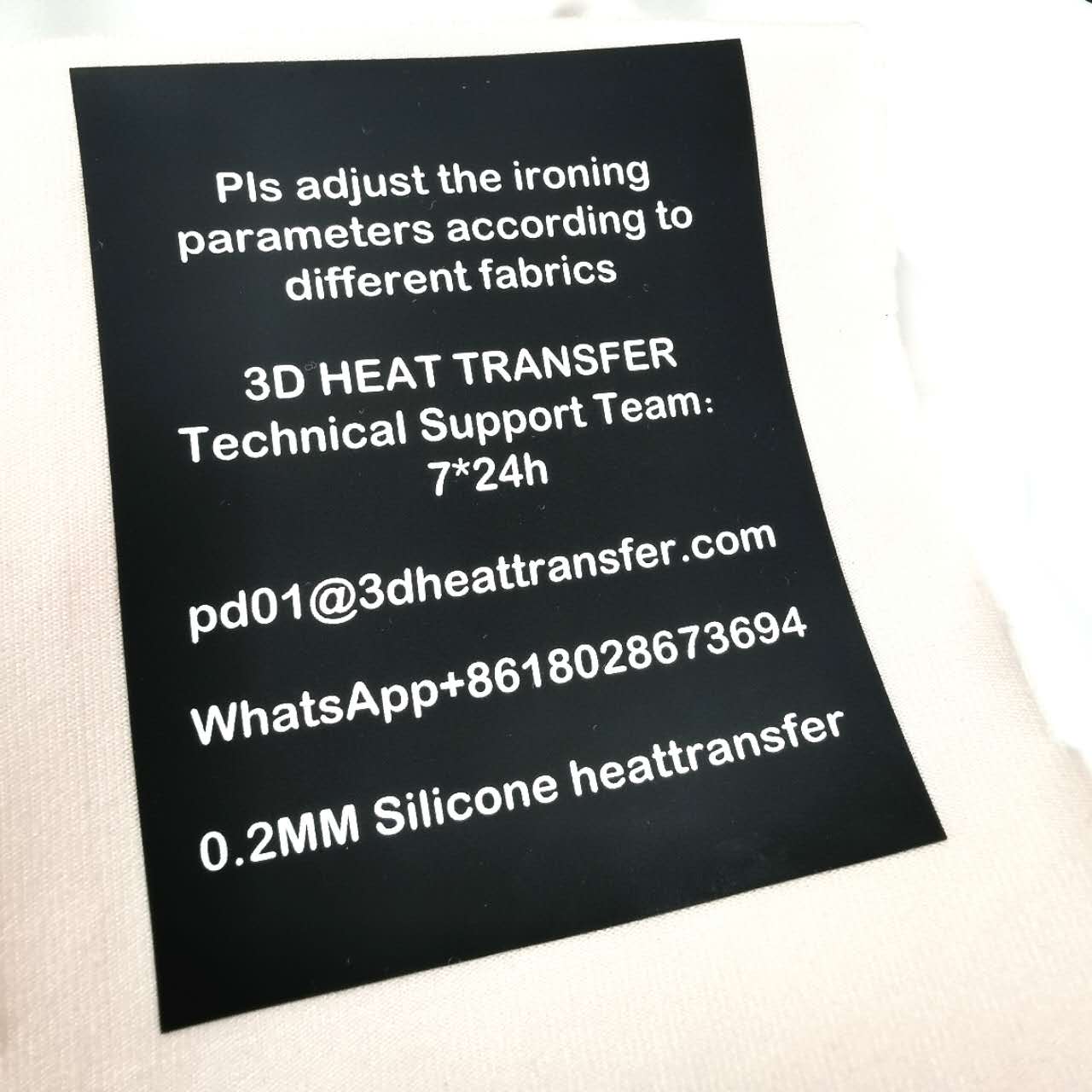 Silicone Heat transfer plus violence test！ - 3D HEAT TRANSFER COMPANY